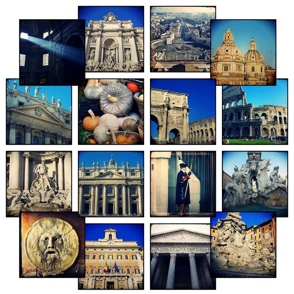 Collage of sights of Rome Stock Photo by ©GekaSkr 250529012