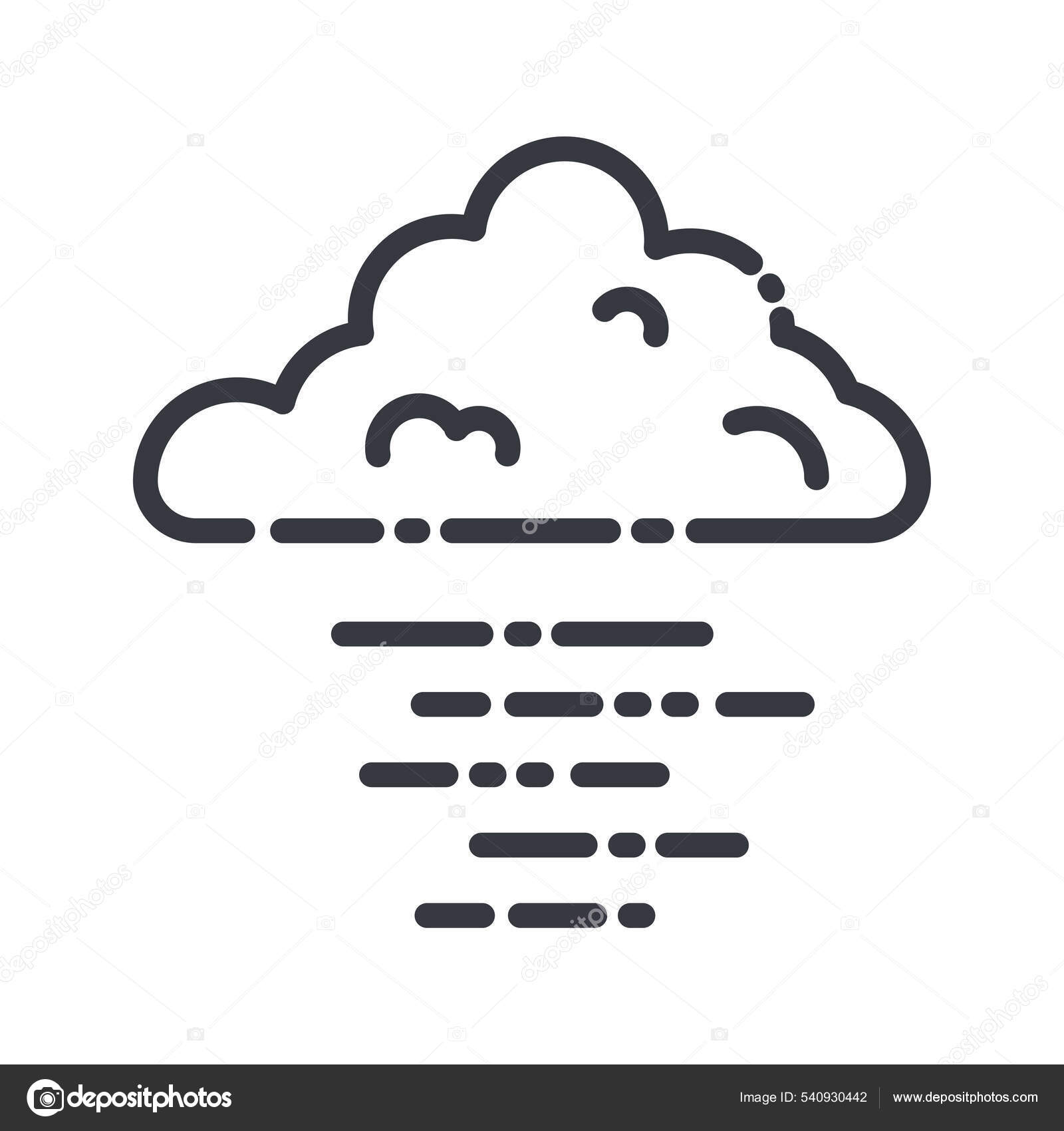 Weather Forecast Symbols Cloudy