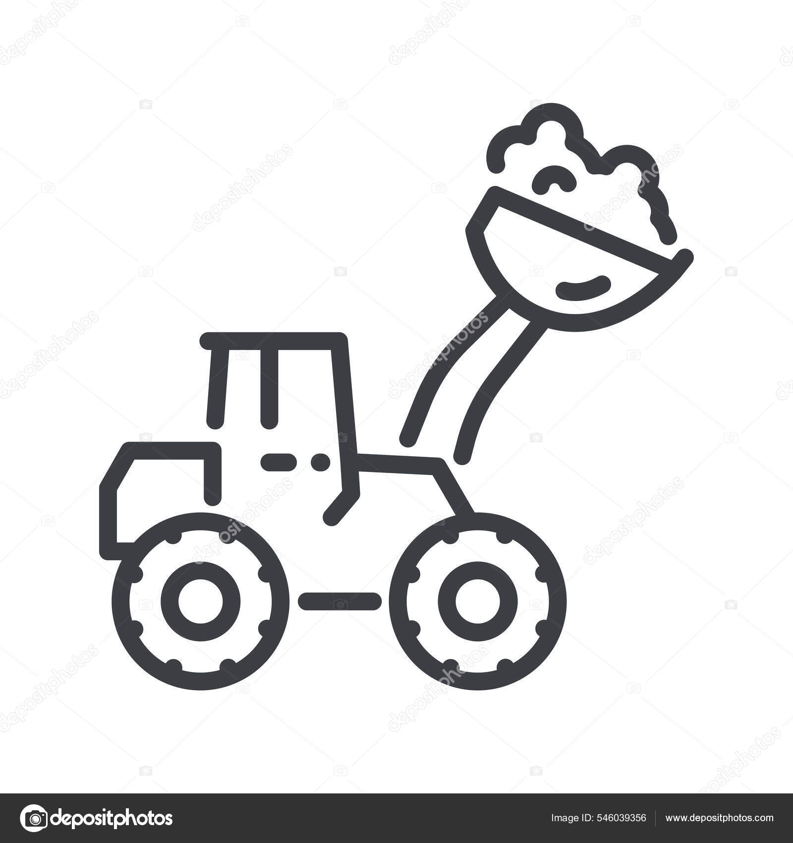 Tampilan Sisi Ikon Baris Pemuat Diisolasi Pada Latar Belakang ...