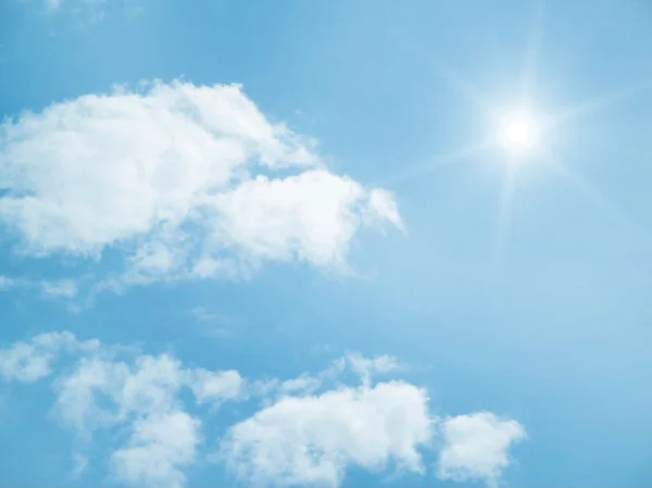 Blue sky sun ray — Stock Photo © magann #2020620