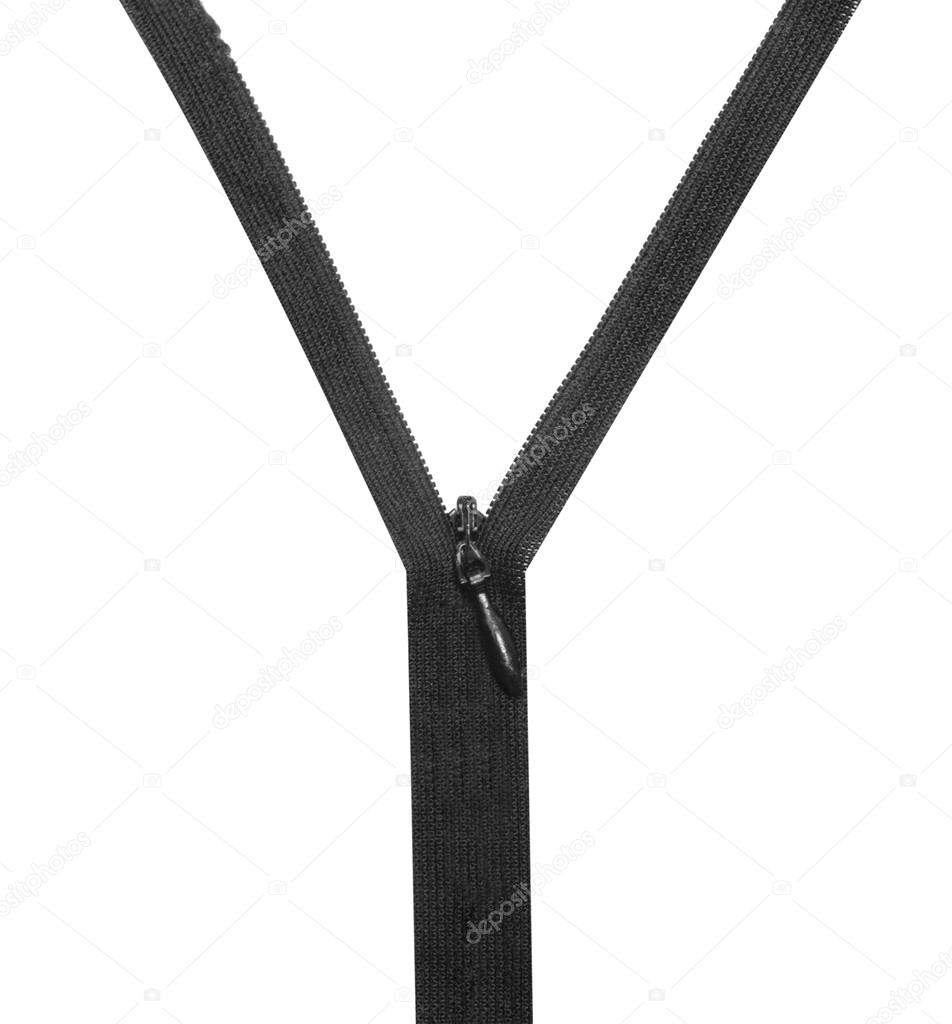 Zipper isolated on white Stock Photo by ©HorenkO 37495563