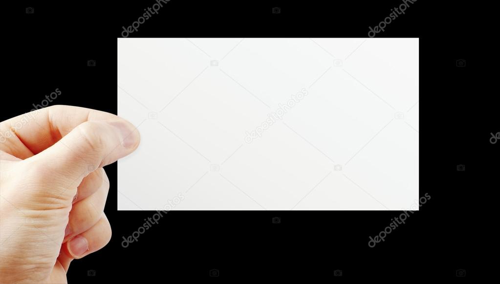 Hand holding paper Stock Photo by ©HorenkO 37505761