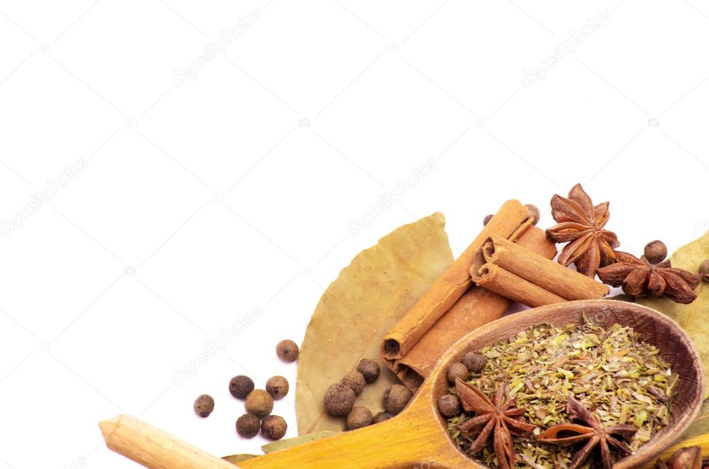 Spices border Stock Photo by ©HorenkO 37513599