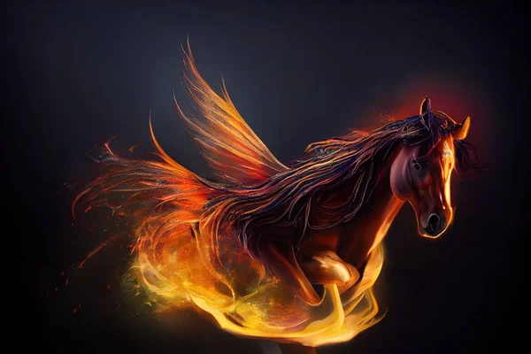 Fire horse Stock Photos, Royalty Free Fire horse Images | Depositphotos