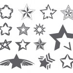 Star shapes collection Stock Vector Image by ©tuulijumala #2376786