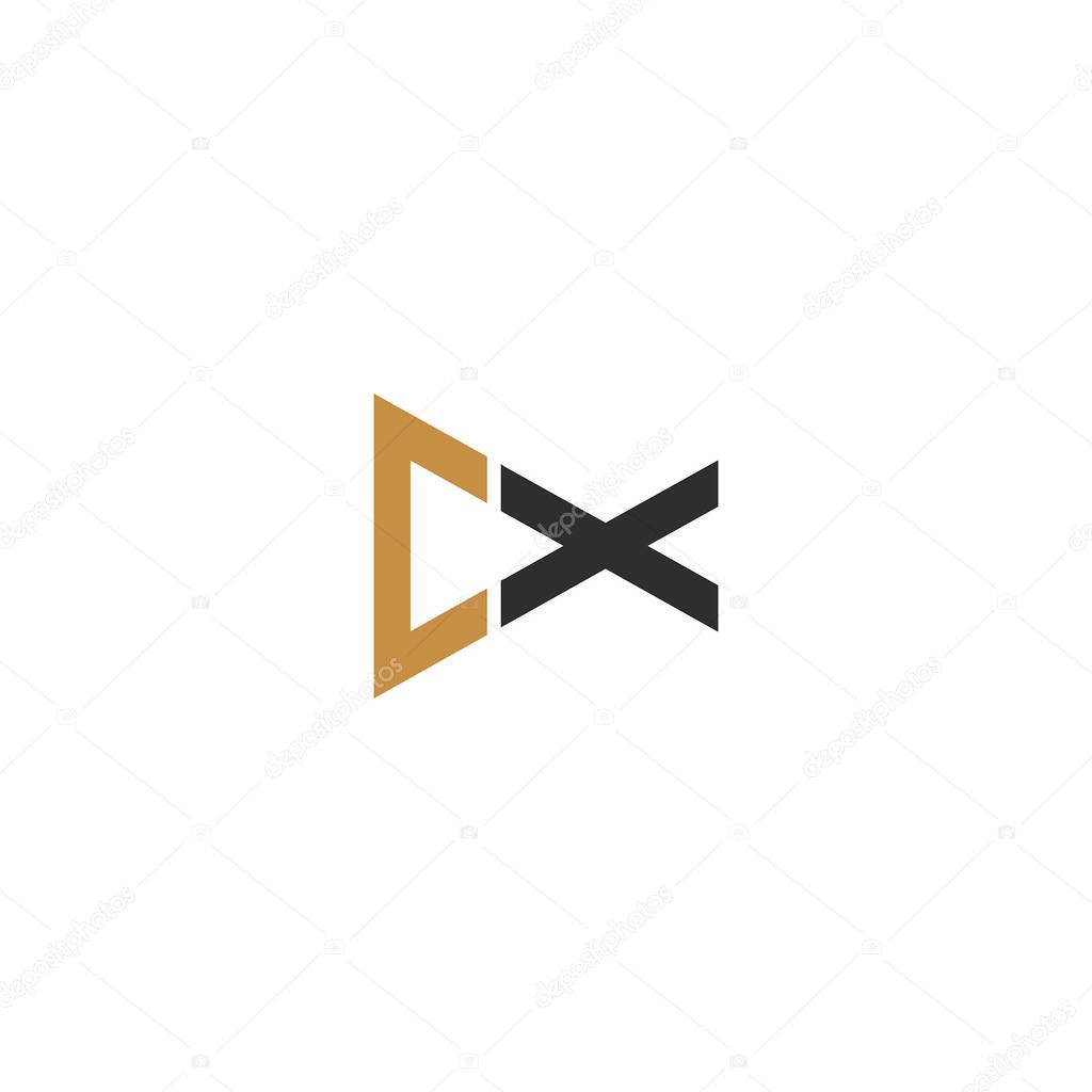 XC, CX, X AND C Abstract initial monogram letter alphabet logo design 2023