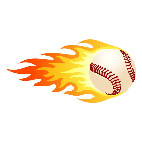 Flaming baseball Vector Art Stock Images | Depositphotos