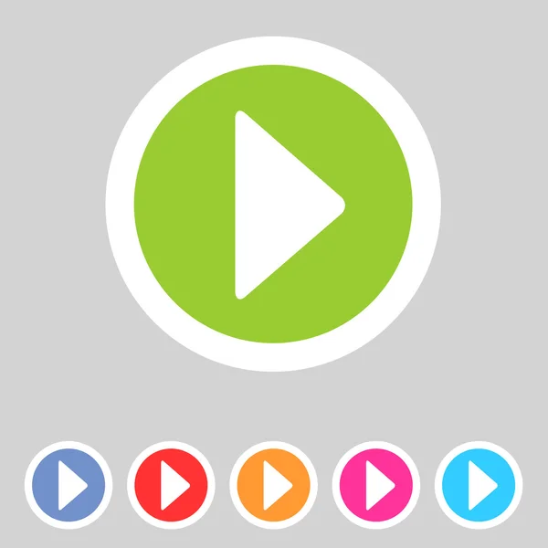 Flat game graphics icon play — Stock Vector © game_gfx #48272977 Flat game graphics icon play — Stock Vector © game_gfx #48272977