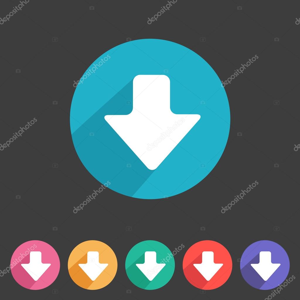 Flat game graphics icon arrow down — Stock Vector © game_gfx #48272585 Flat game graphics icon arrow down — Stock Vector © game_gfx #48272585