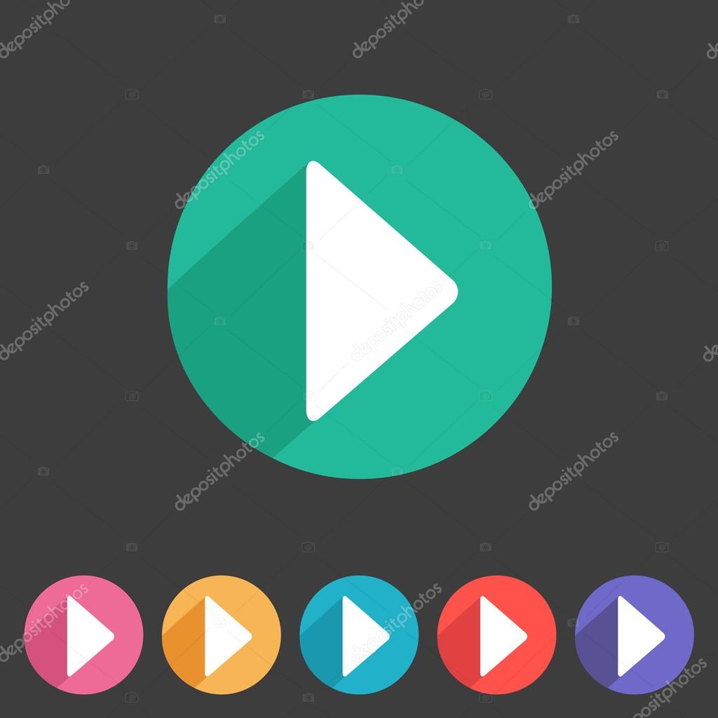 Flat game graphics icon play — Stock Vector © game_gfx #48272977 Flat game graphics icon play — Stock Vector © game_gfx #48272977