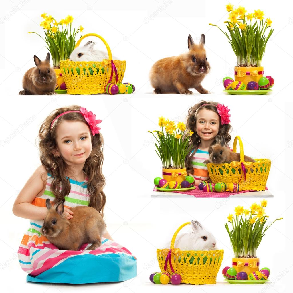 Collage with easter photos Stock Photo by ©SvetaOrlova 44136465