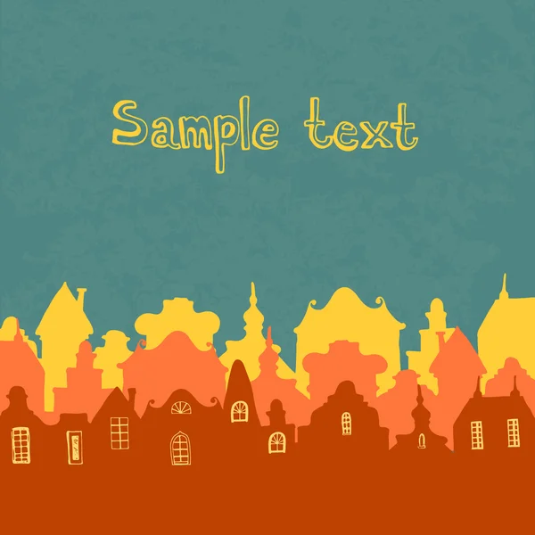 Colorful town Vector Art Stock Images | Depositphotos