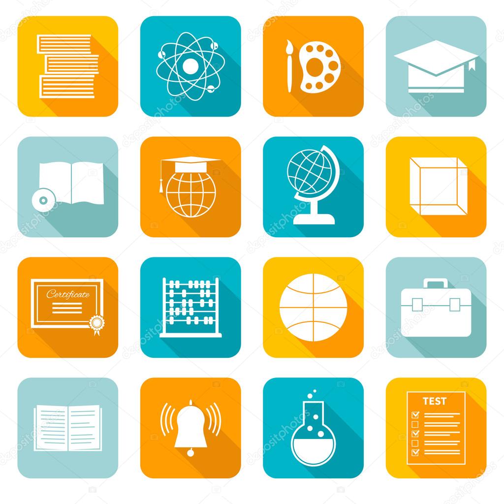 School Subject Icons — Stock Vector © Favetelinguis199 50904157