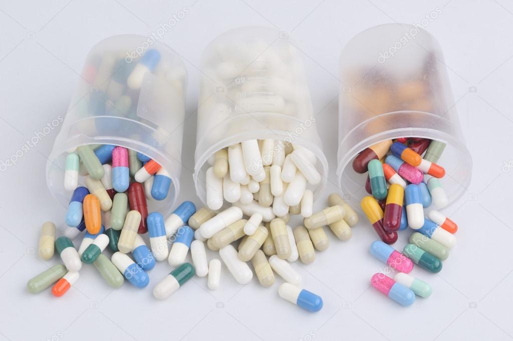Pills, capsules and tablets — Stock Photo © avarand #38498445