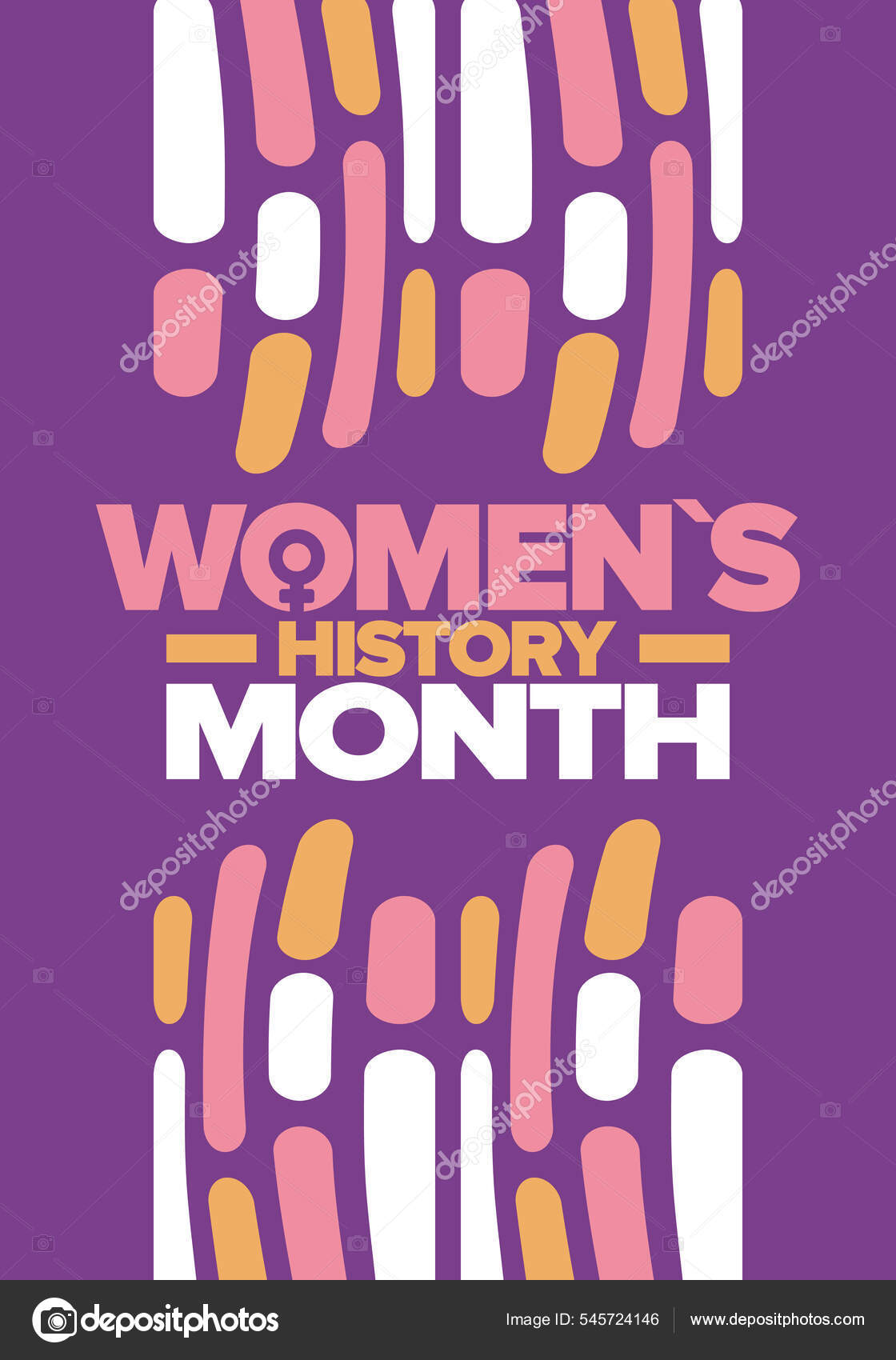 Women's History Month March Women's Rights Equality Girl Power World ...