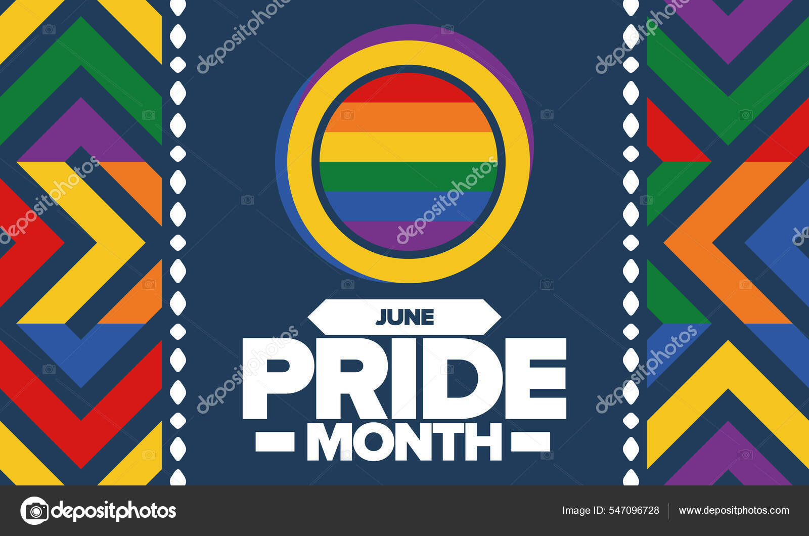 Pride Month June Lgbt Flag Lesbian Gay Bisexual Transgender Celebrated ...