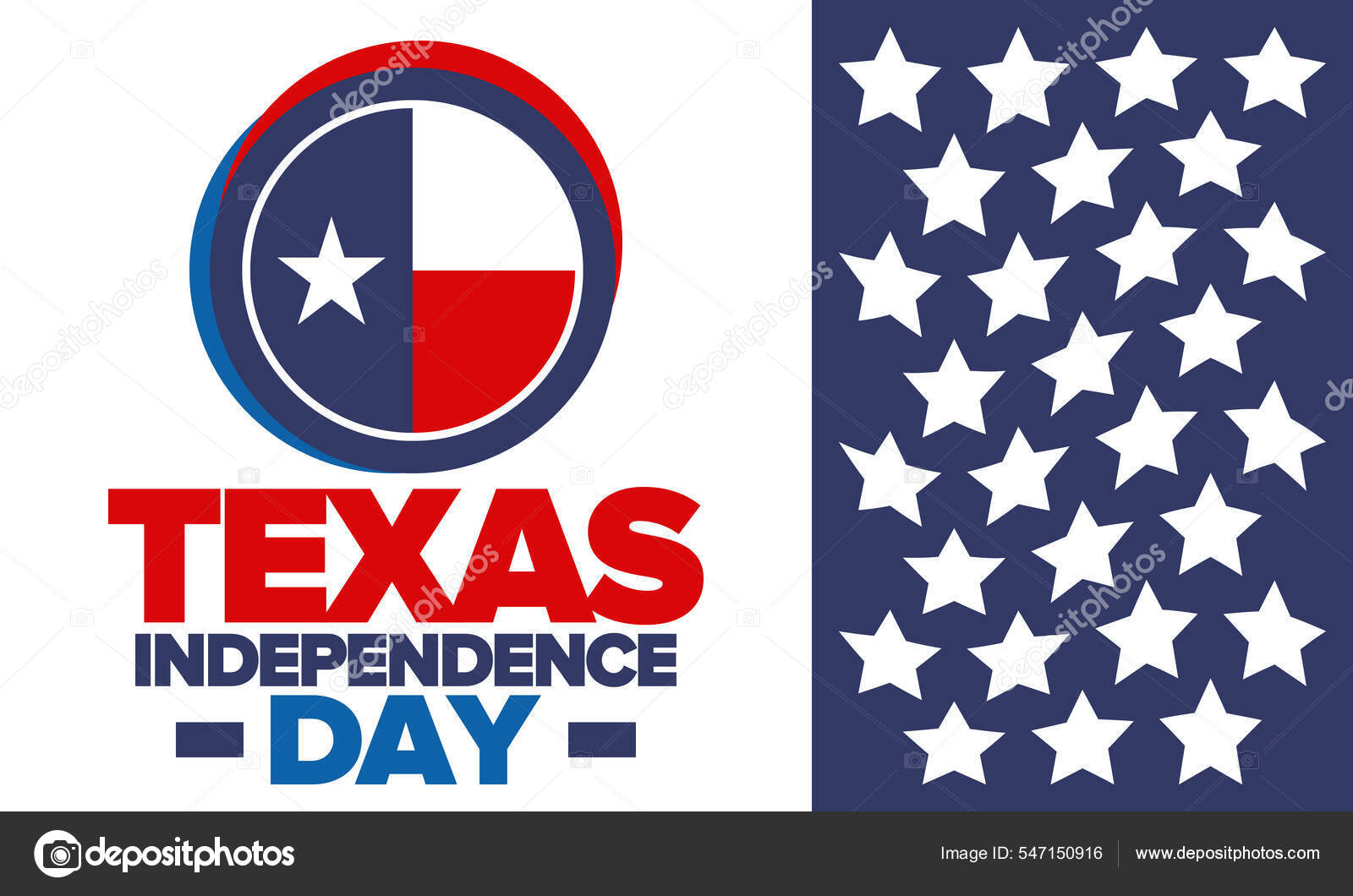 Texas Independence Day Texas Flag Lone Star Flag Freedom Holiday Stock ...