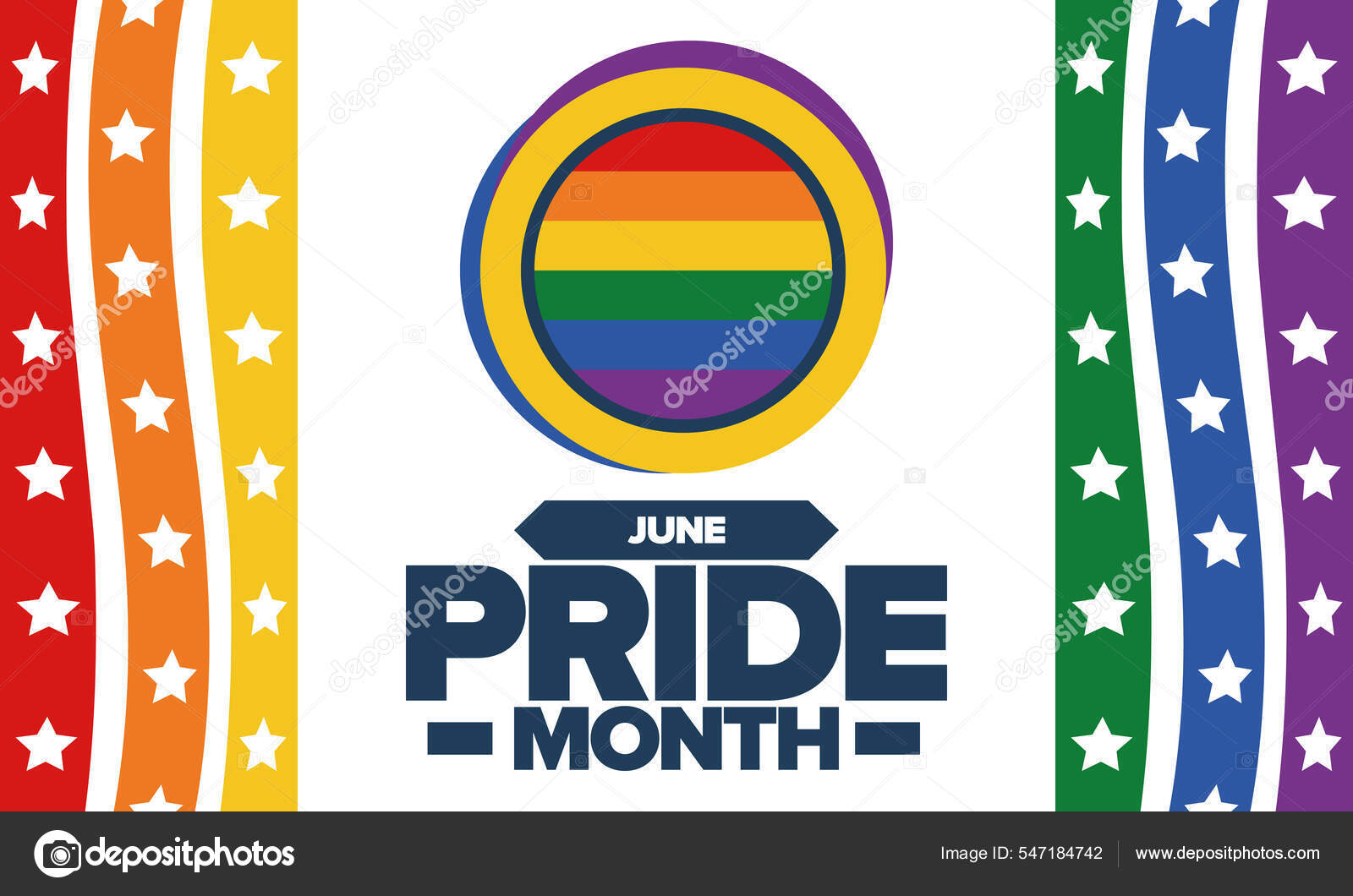 Pride Month June Lgbt Flag Lesbian Gay Bisexual Transgender Celebrated ...