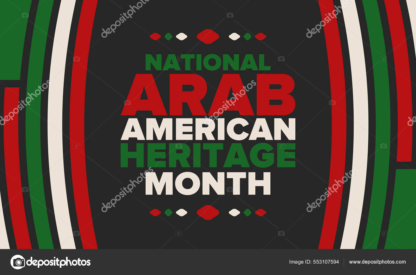 Native Arab American Heritage Month Arab American Culture Tradition ...