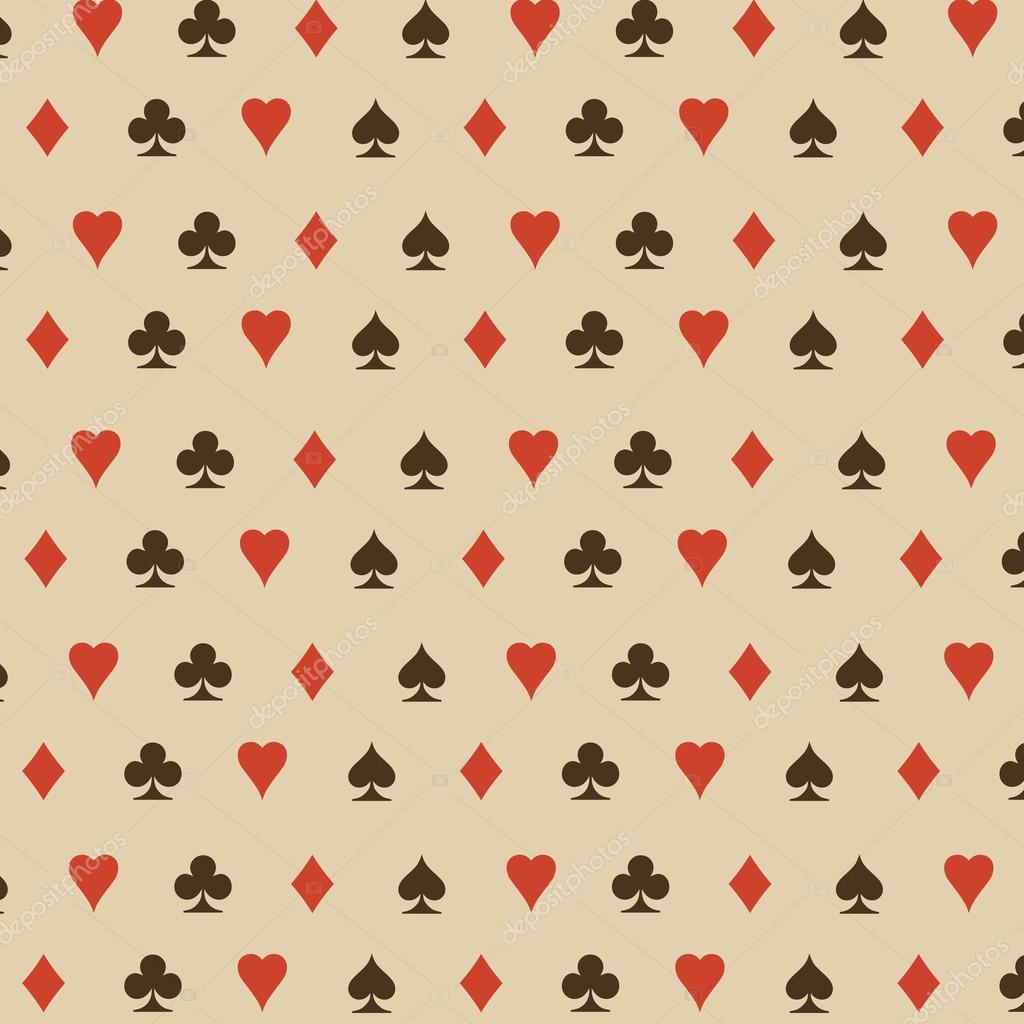 Seamless background with card suits Stock Vector Image by ...