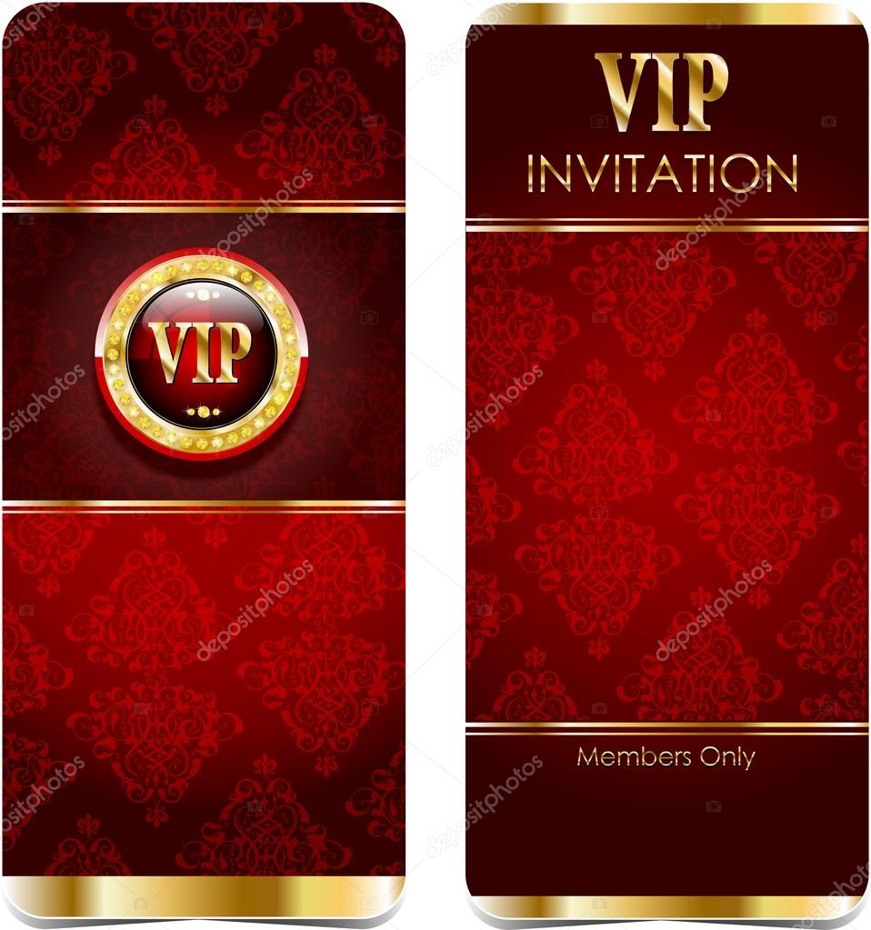Elegant template luxury vip invitation Stock Vector Image by ...
