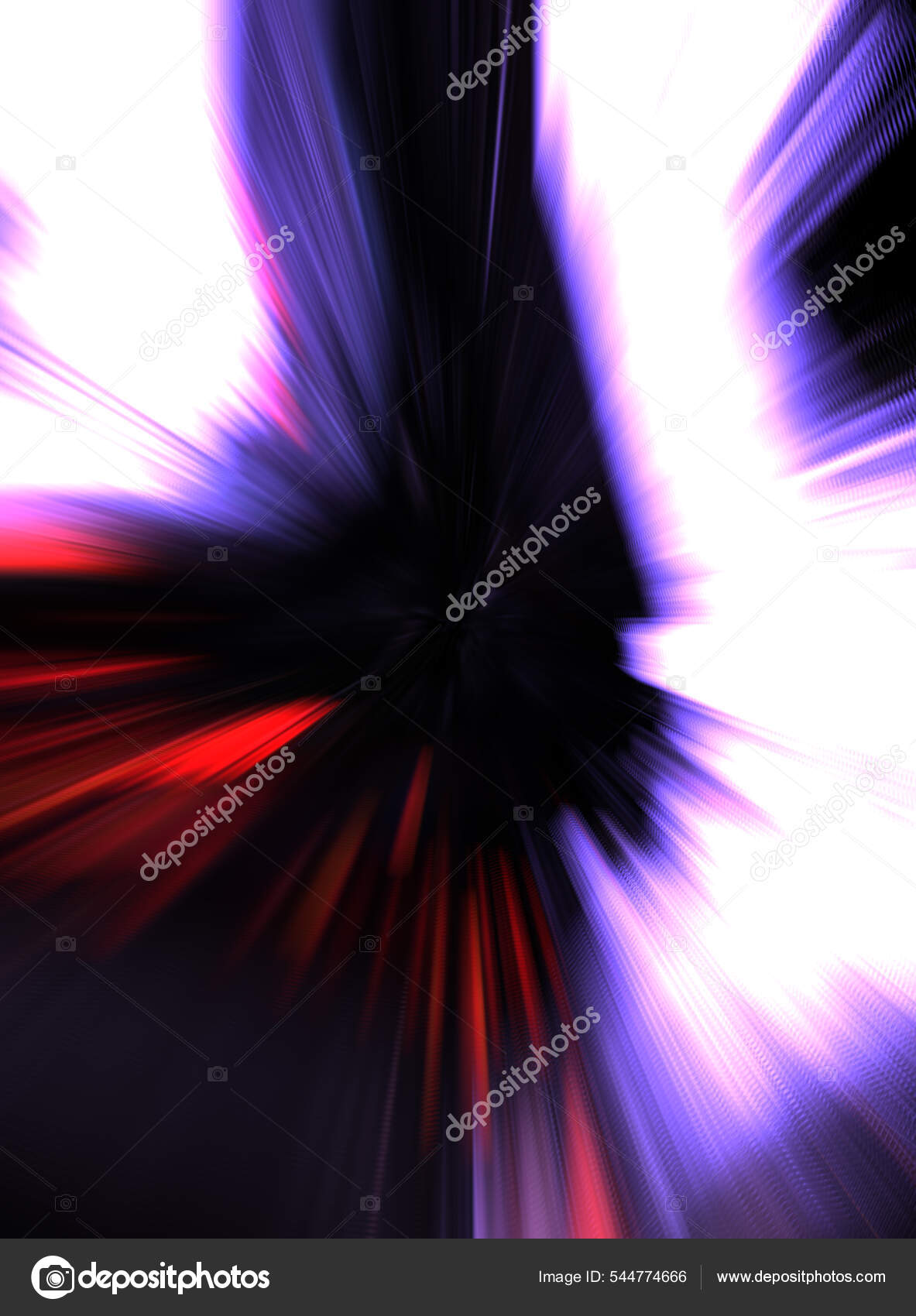Colorful Vibrant Flashes Light Energy Warped Graphic Motion Background ...