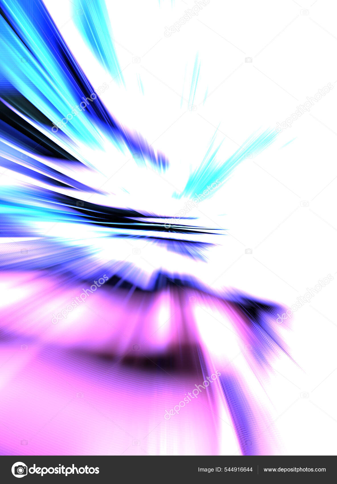 Colorful Vibrant Flashes Light Energy Warped Graphic Motion Background ...