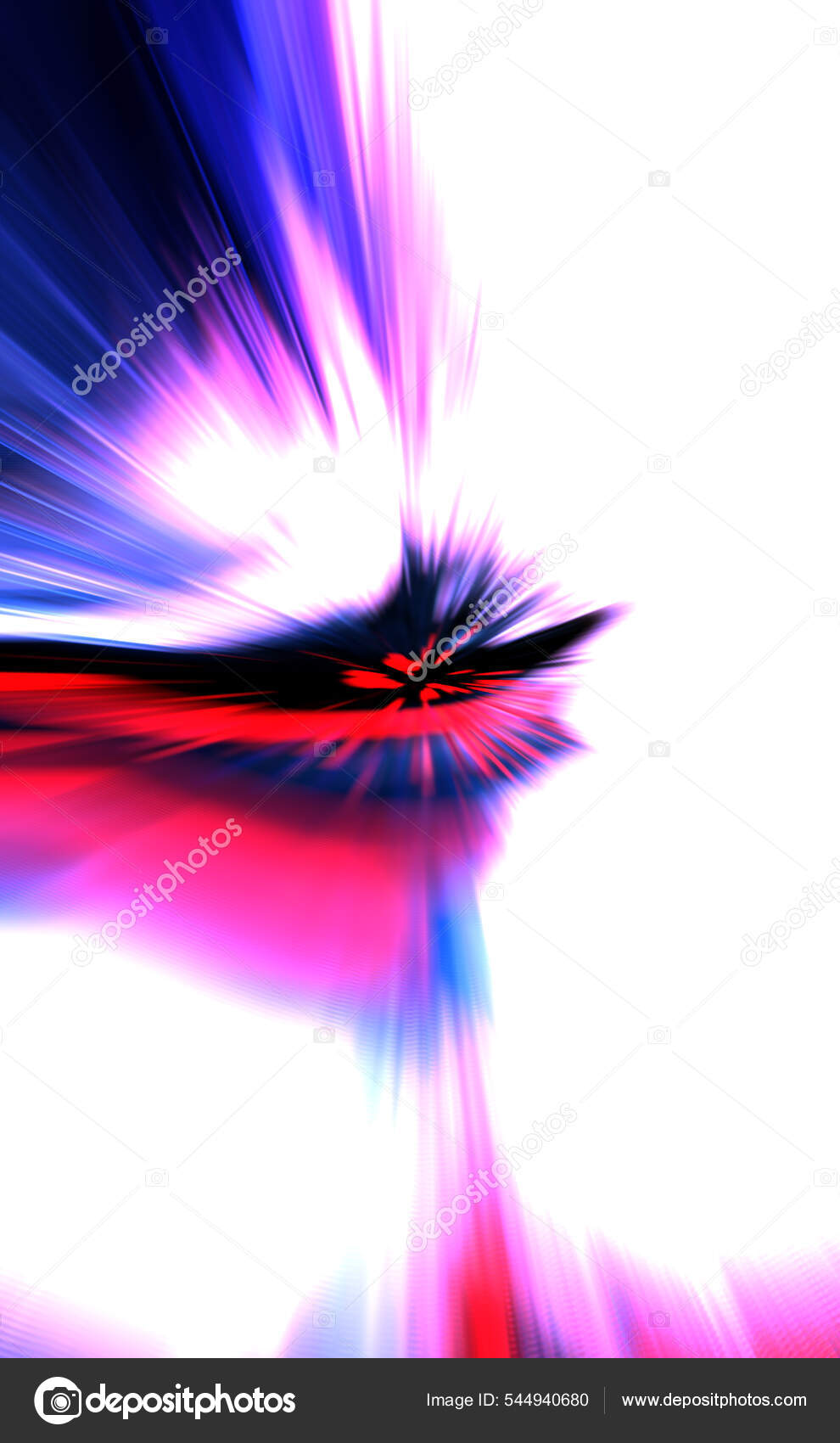 Colorful Vibrant Flashes Light Energy Warped Graphic Motion Background ...