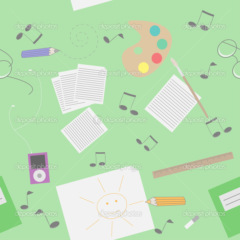 Creativity seamless pattern Stock Vector Image by ©deniska11 #43455367