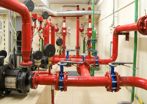 Fire sprinkler control system - Stock Image - Everypixel
