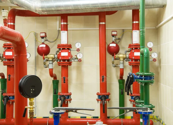 Fire sprinkler control system - Stock Image - Everypixel