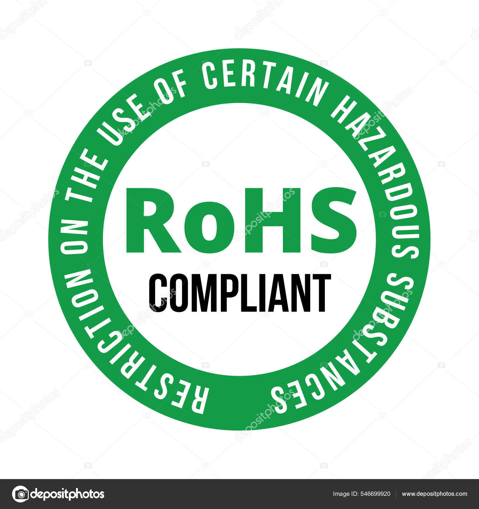 Rohs Compliant Symbol Icon — Stock Photo © ricochet69 #546699920