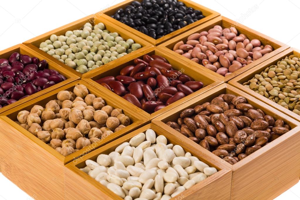 Boxes of beans Stock Photo by ©fotoluminate 38219657