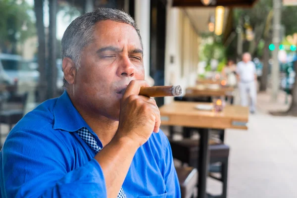 Cigar smoker - Stock Image - Everypixel