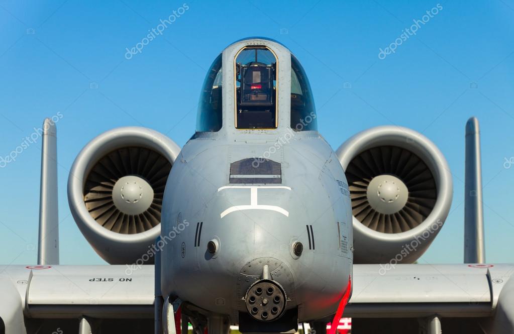 A-10 Thunderbolt jet — Stock Photo © fotoluminate #38883501