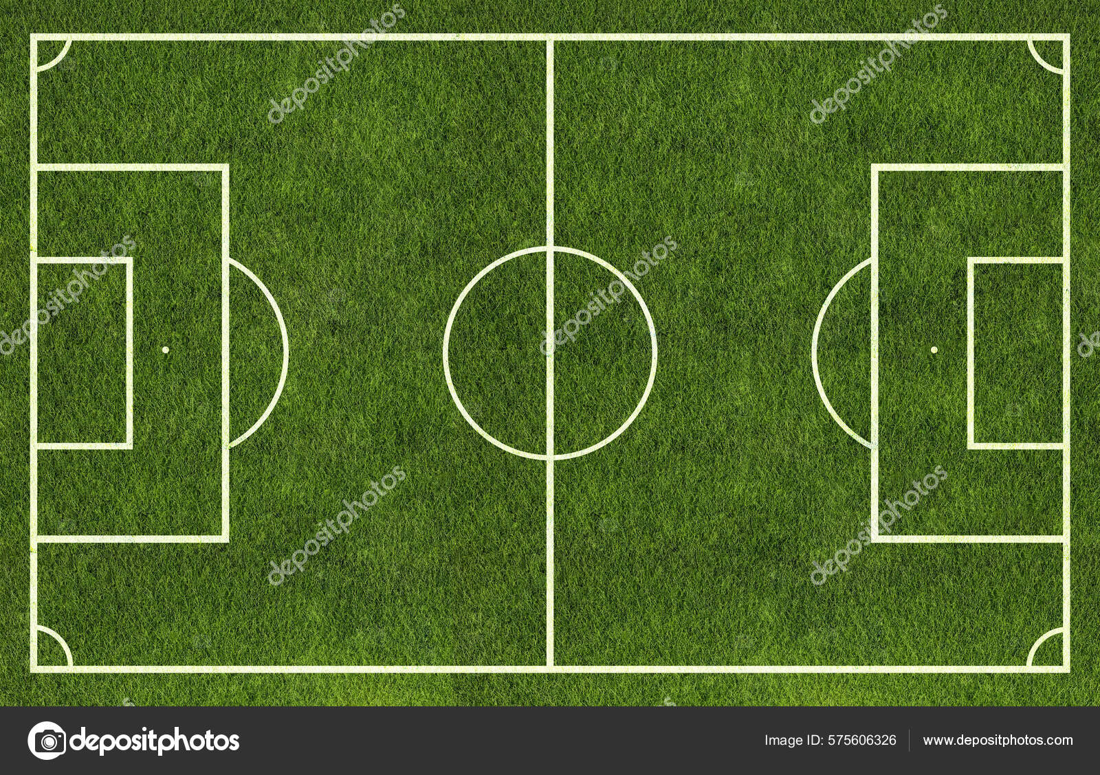 Top View Football Field — Stock Photo © moderngolf #575606326 Top View Football Field — Stock Photo © moderngolf #575606326