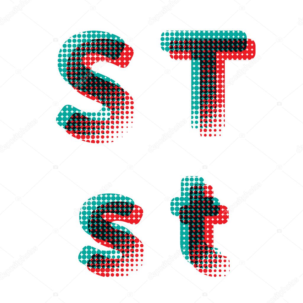 Letras y símbolos del alfabeto vectorial Vector de stock por ©Vektoria ...