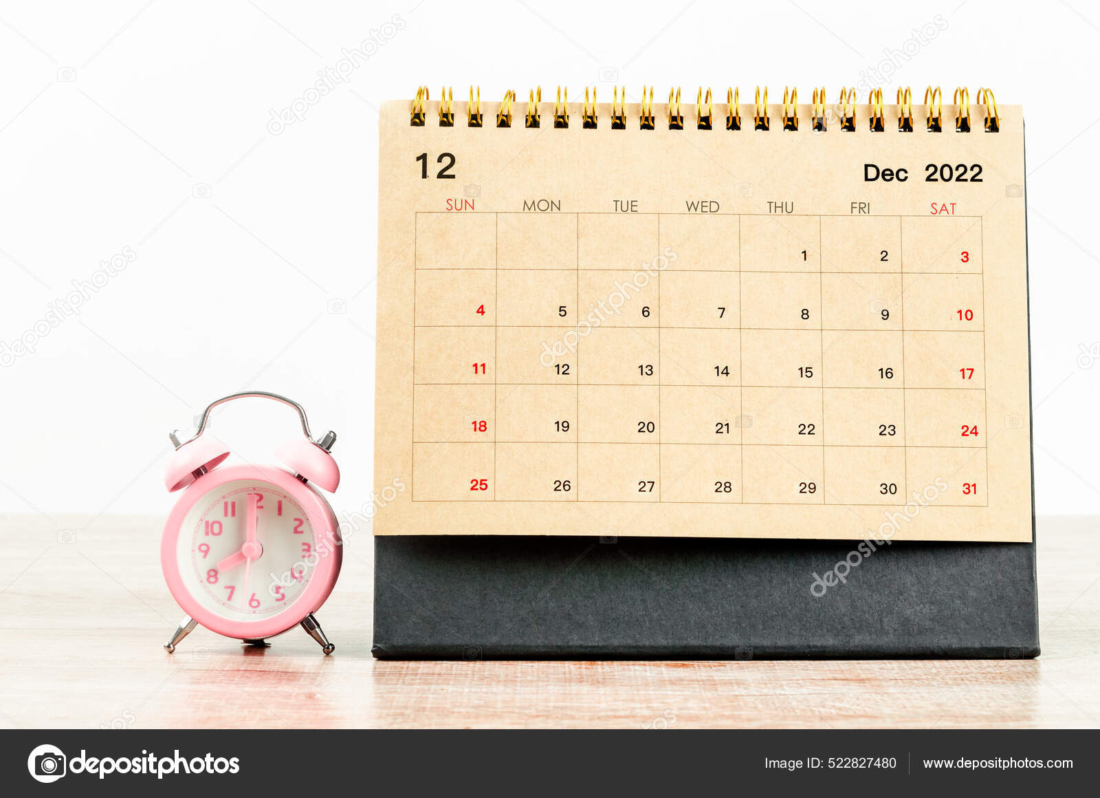December 2022 Desk Calendar Table Stock Photo by ©gamjai 522827480