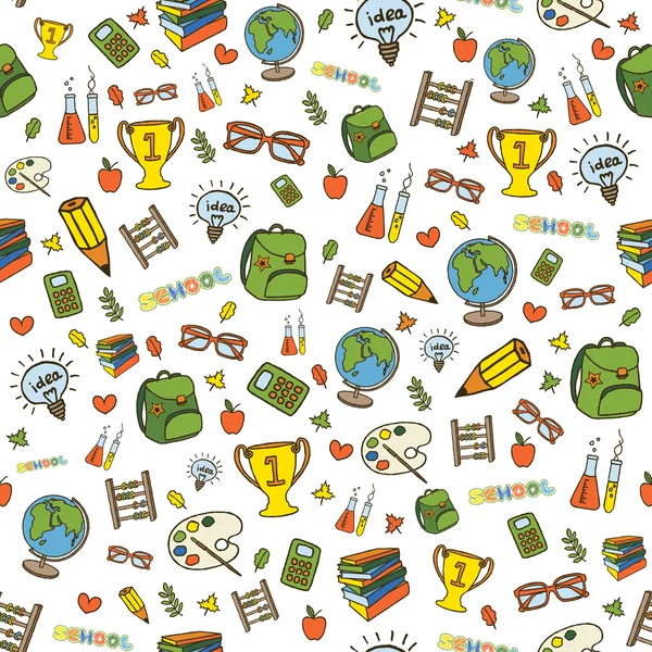 Hand drawn colorful school background Stock Vector Image by ©paketesama ...