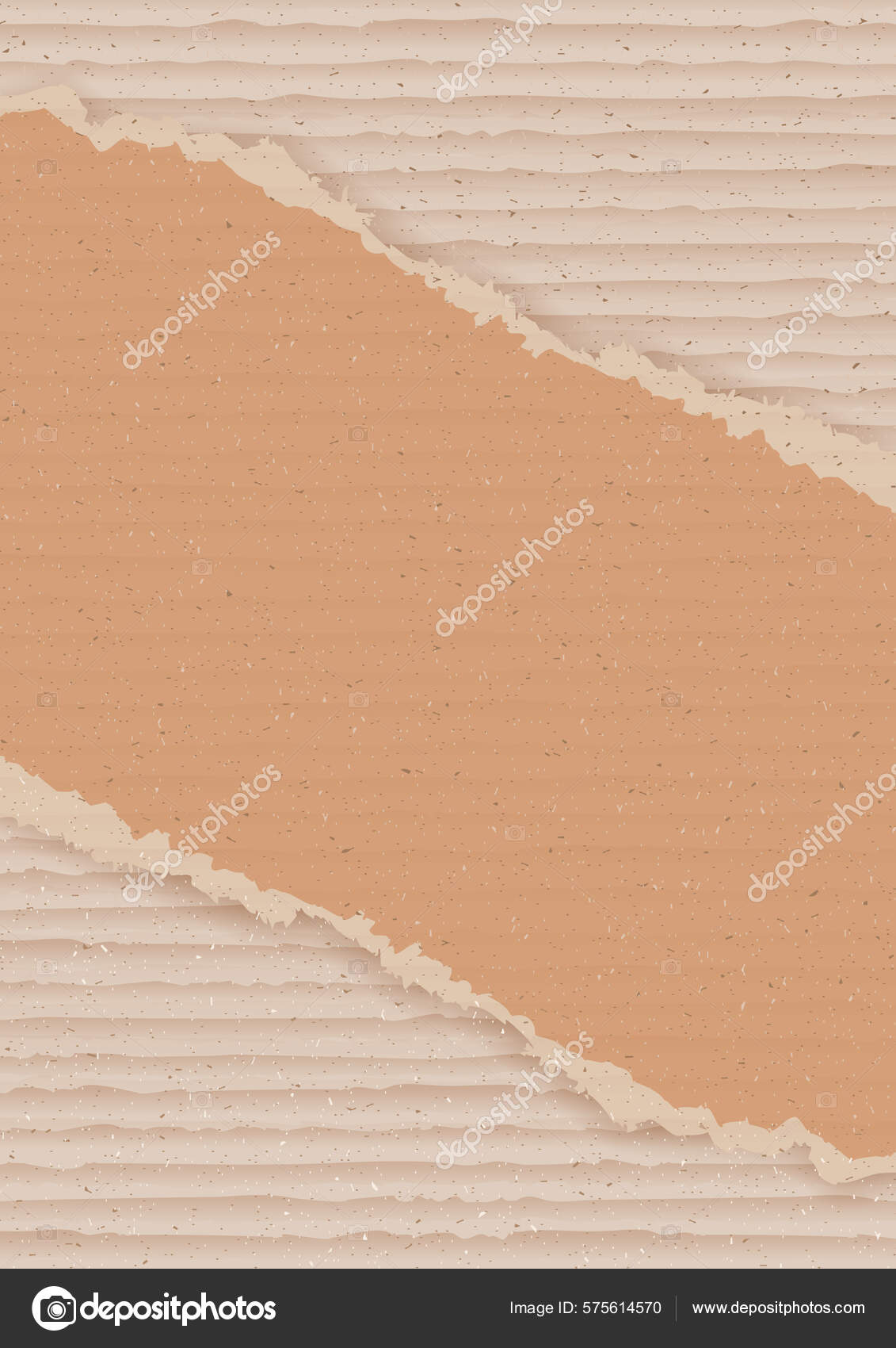 Corrugated Cardboard Background Ripped Carton Wallpaper Graphic Design ...