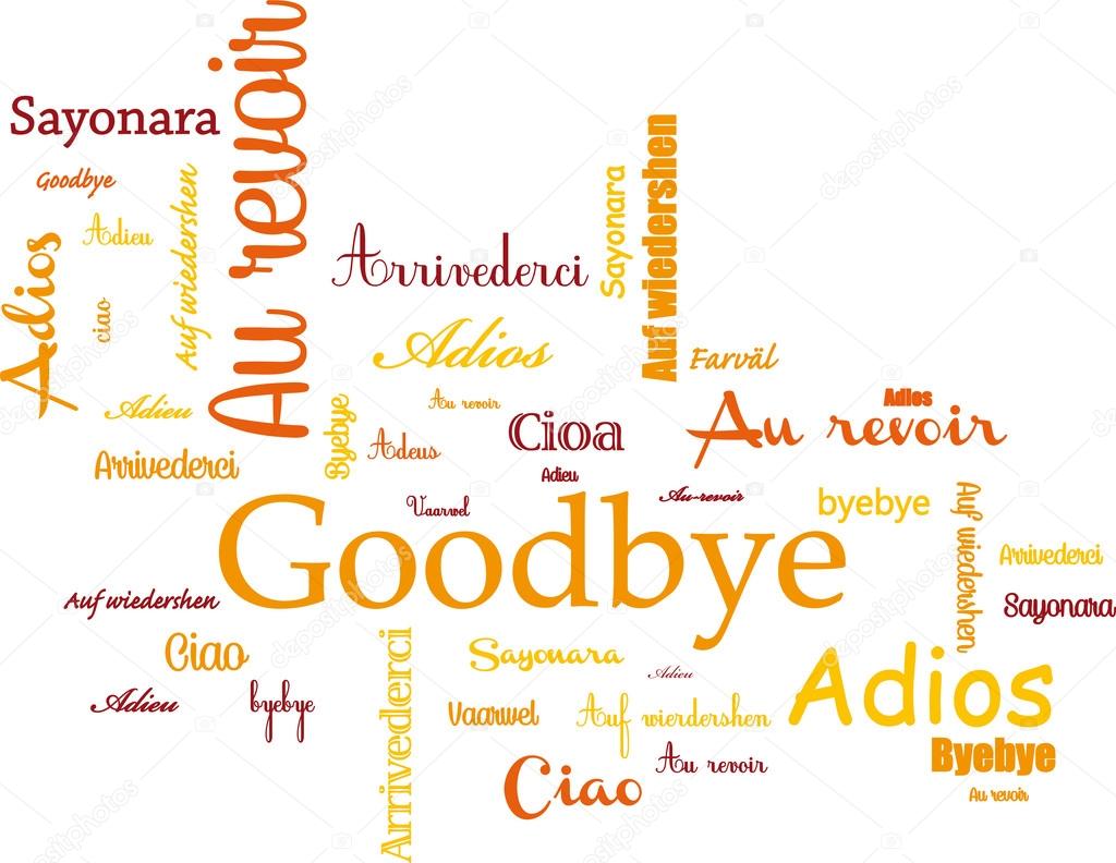 Adiós — Vector de stock © mivoyelle #44858905