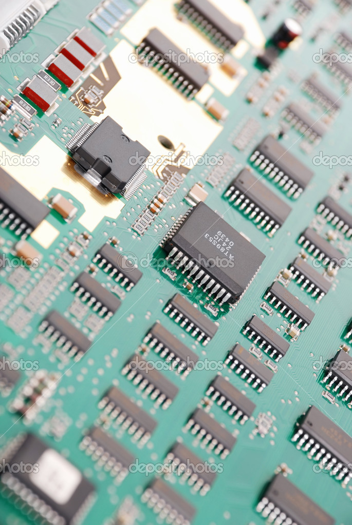 Electronic system board Stock Photo by ©idal 43968843