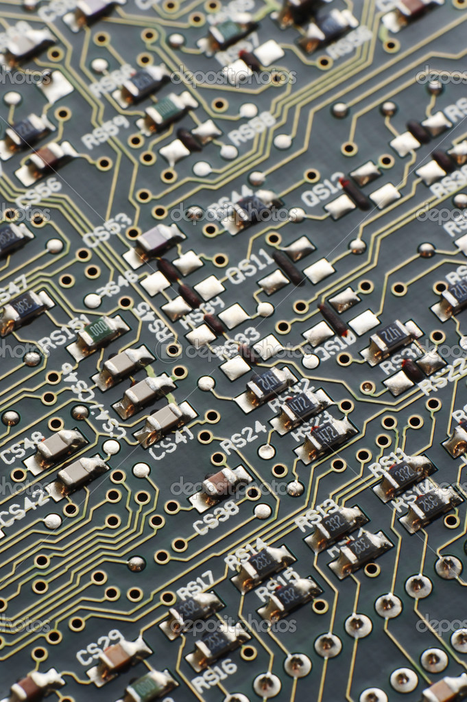 Electronic system board Stock Photo by ©idal 43984355