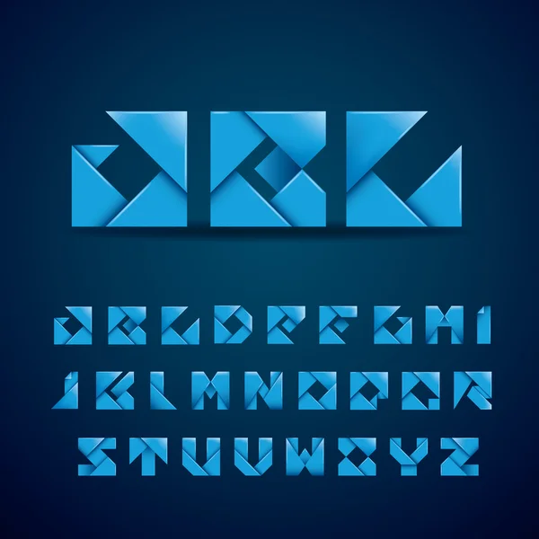Origami alphabet Vector Art Stock Images | Depositphotos