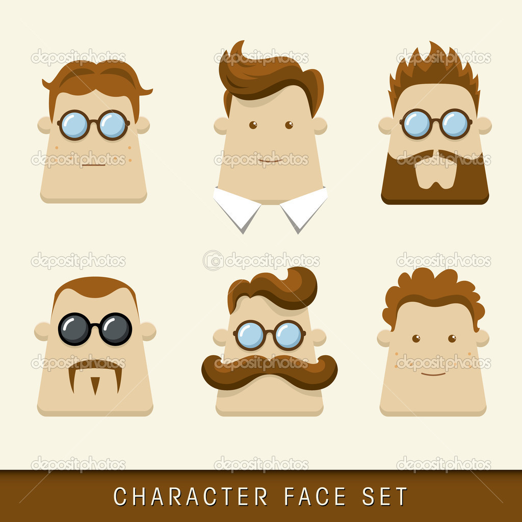 Men character icons Stock Vector Image by ©smithytomy #38958685