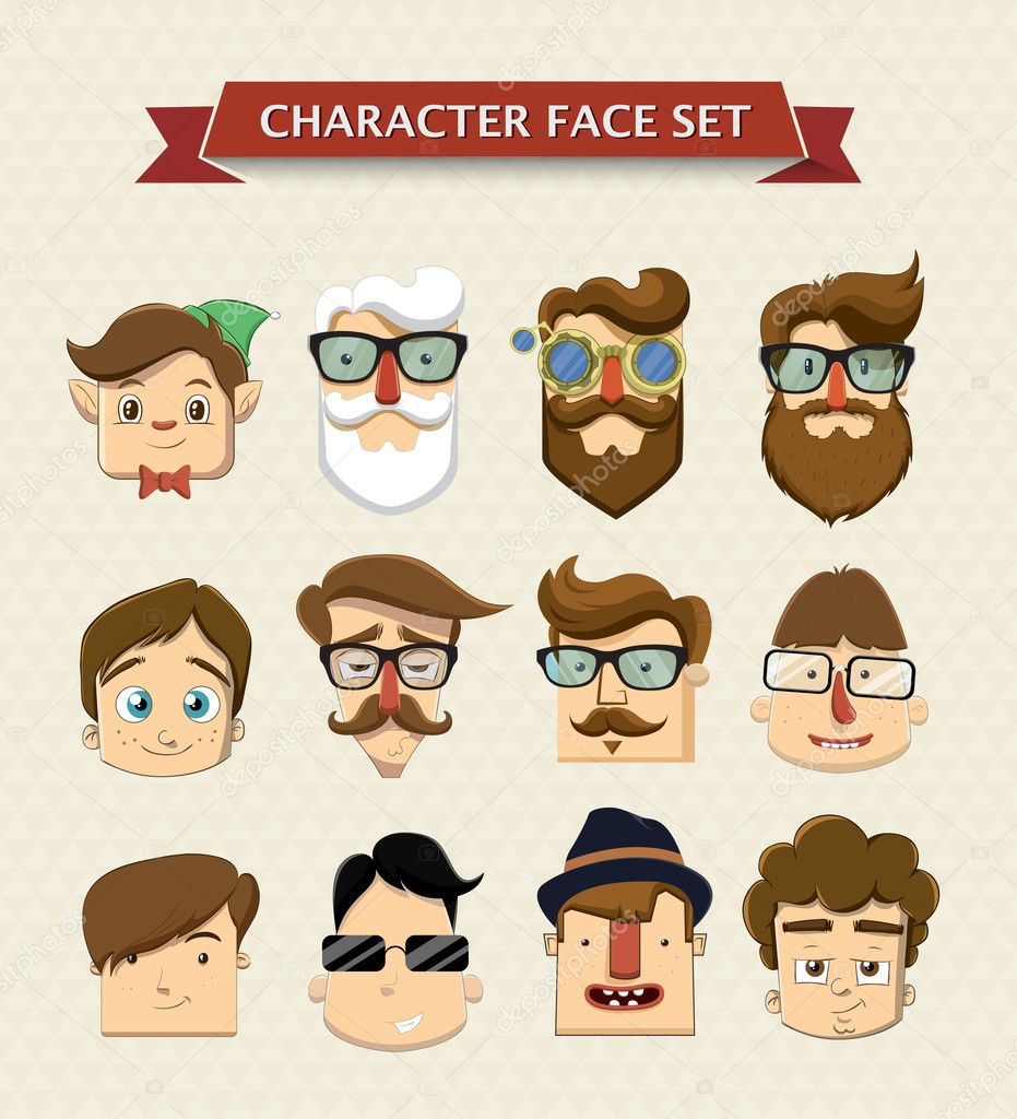 Men character — Stock Vector © smithytomy #39632763
