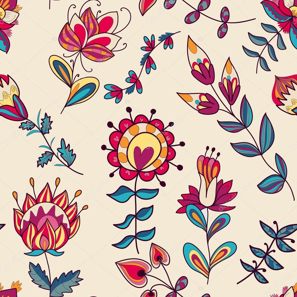 Floral texture Stock Vector Image by ©Little_cuckoo #41761237