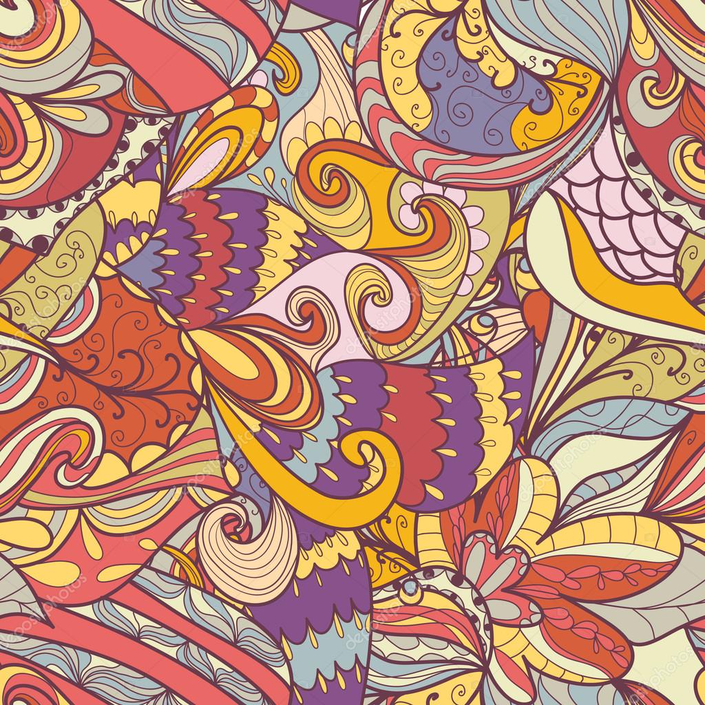 Seamless abstract hand-drawn texture Stock Vector Image by ©Little ...