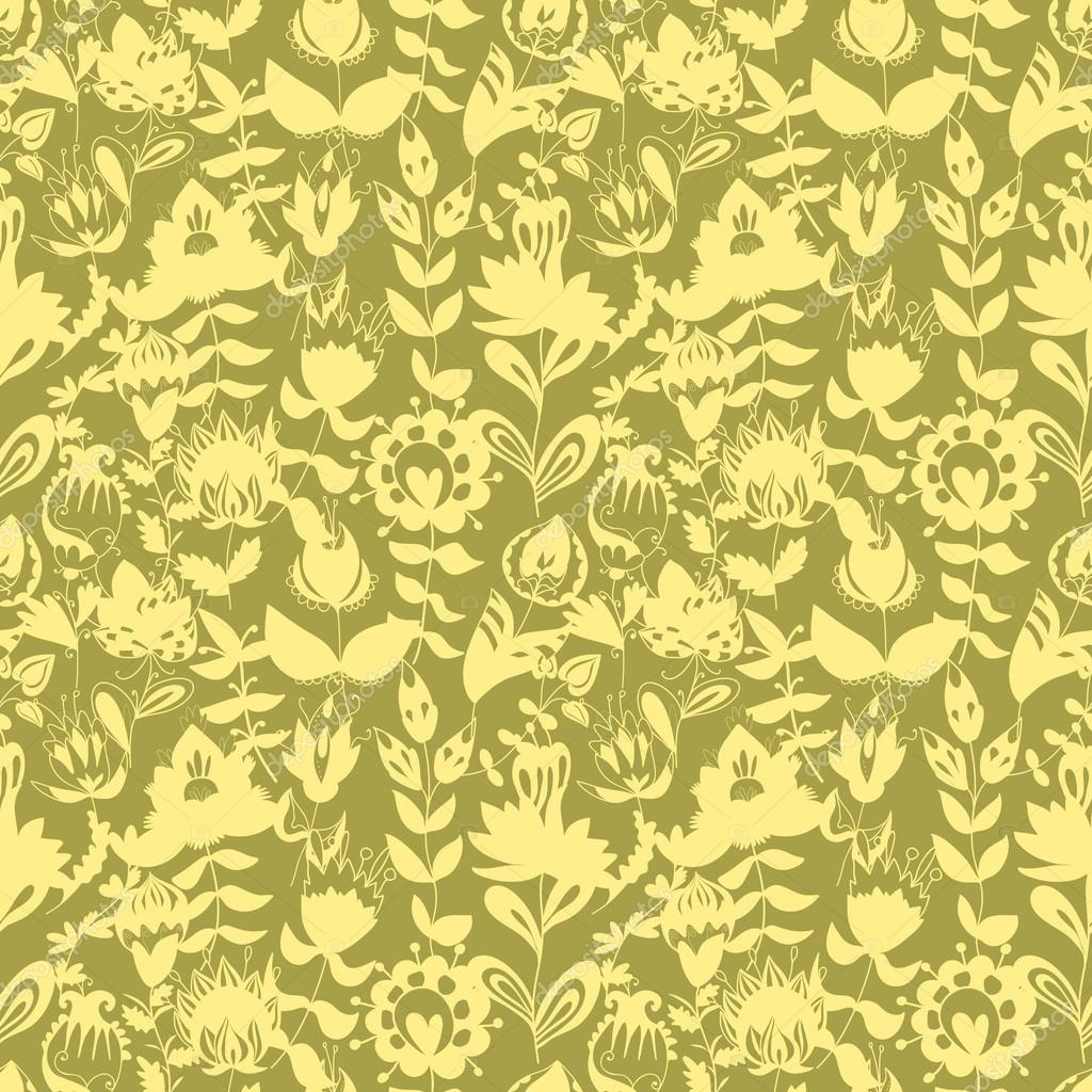 Seamless texture with flowers Stock Vector Image by ©Little_cuckoo ...