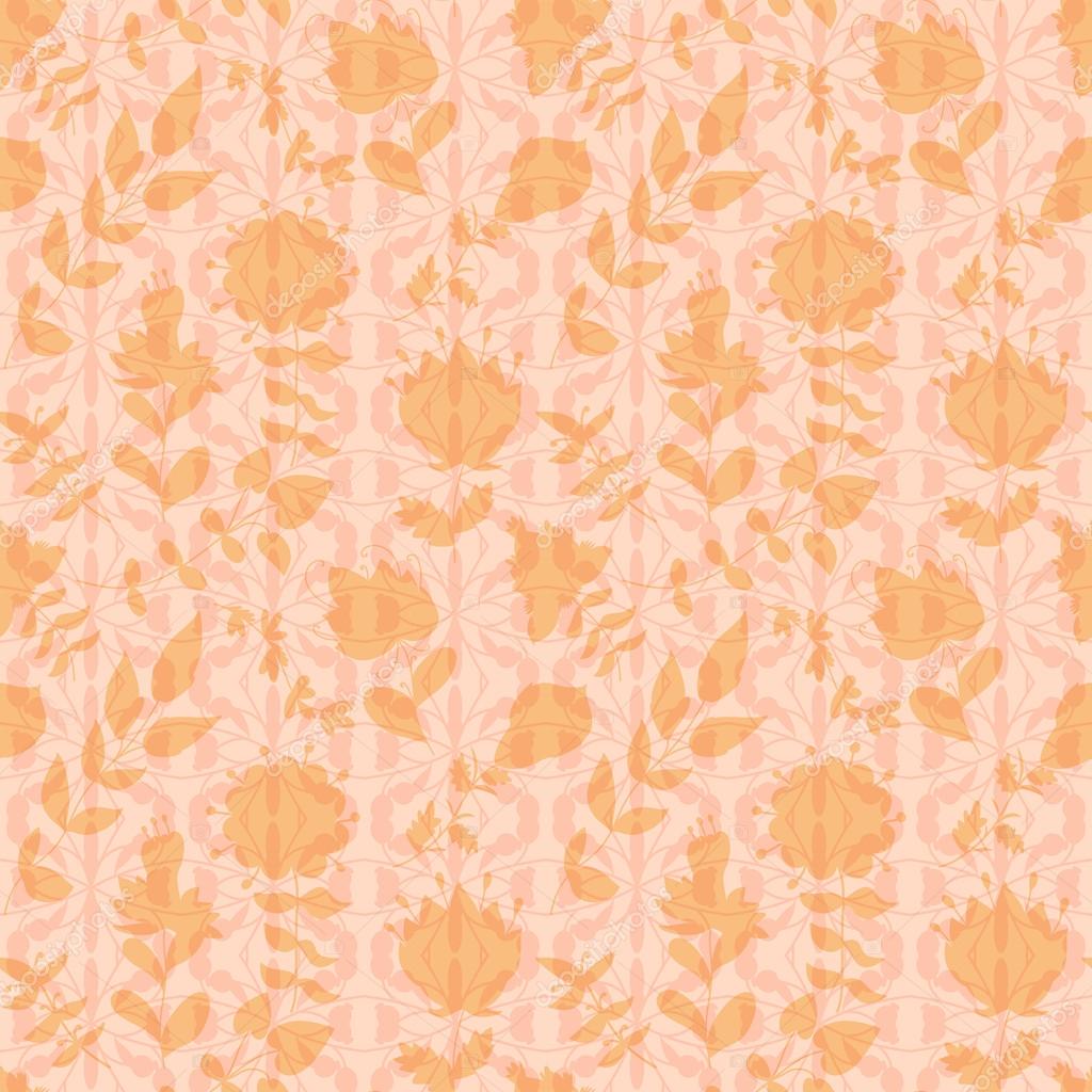 Neutral floral wallpaper Stock Vector Image by ©Little_cuckoo #45038811